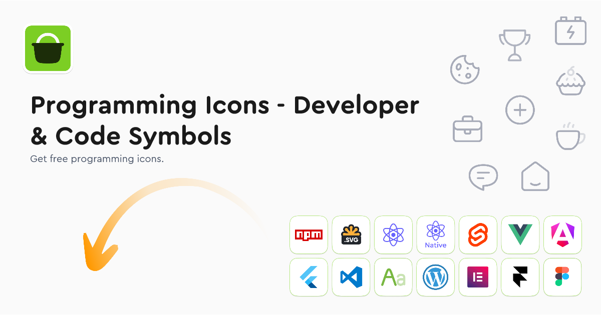 Programming Icons - Developer & Code Symbols