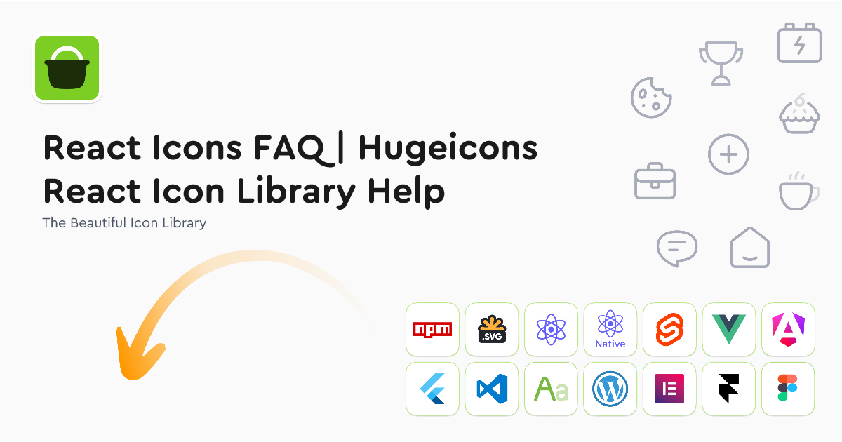 React Icons FAQ | Hugeicons React Icon Library Help