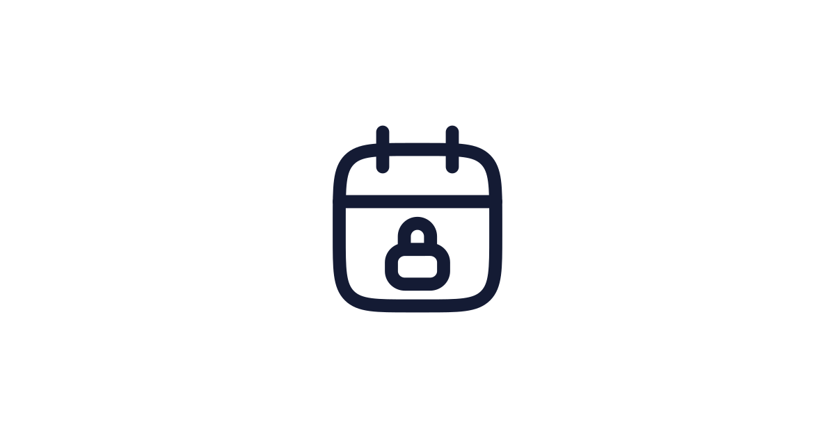 Calendar Lock 02 Icon Free Download | PNG, SVG & Icon Font Format
