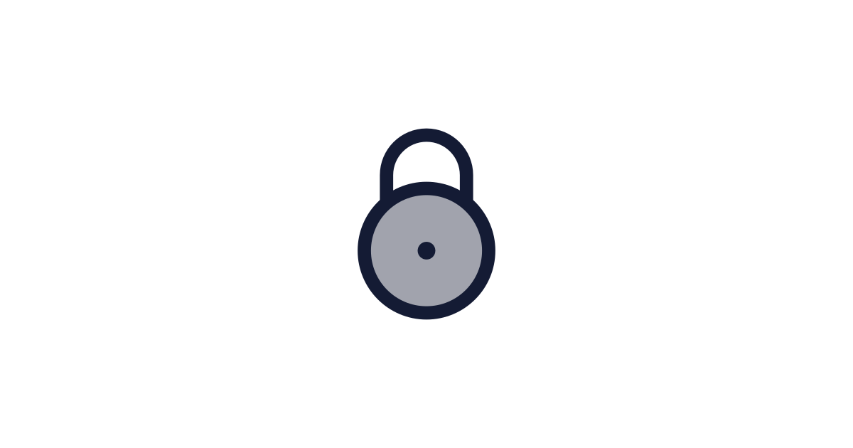 Circle Lock 01 Icon - Download Duotone Style | Hugeicons
