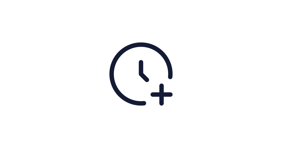 Clock Plus Icon Free Download | PNG, SVG & Icon Font Format