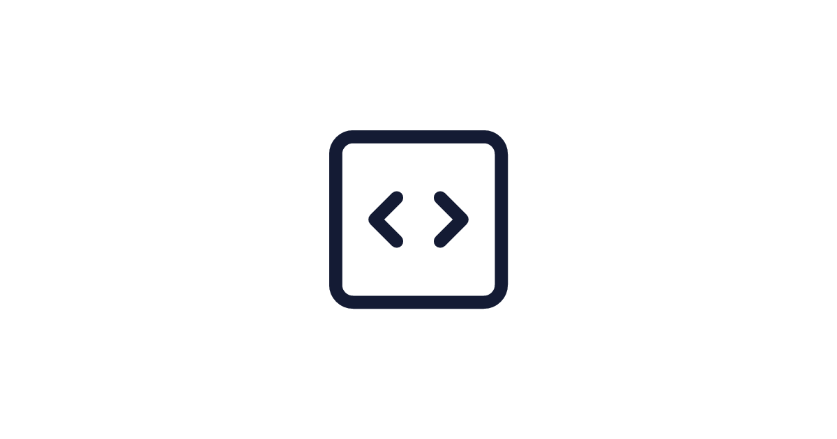 Code Square Icon - Download Stroke Style | Hugeicons
