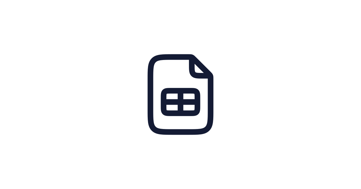 Google Sheet Icon Free Download | PNG, SVG & Icon Font Format