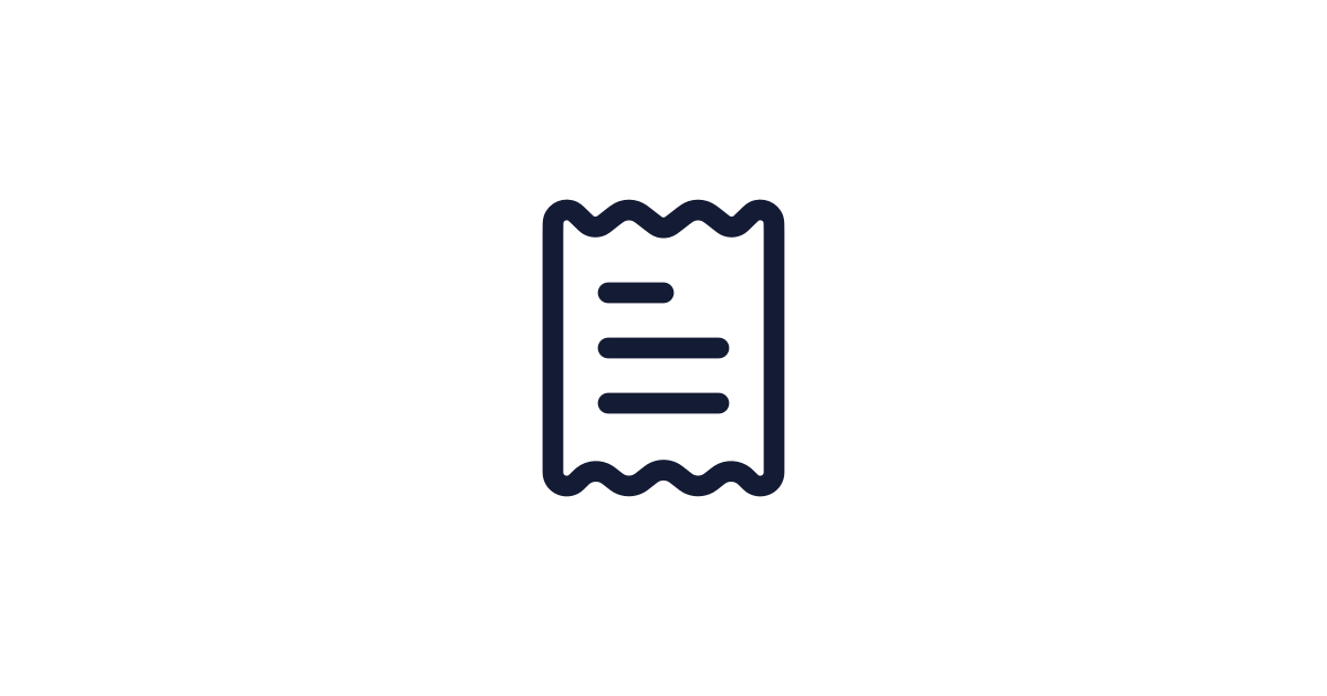 Receipt Text Icon Free Download | PNG, SVG & Icon Font Format